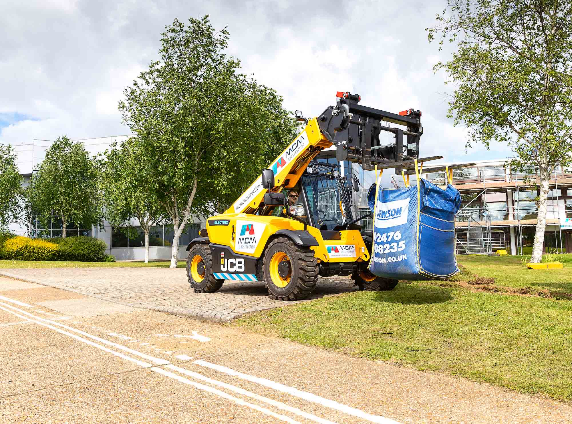Electric future for JCB construction customer